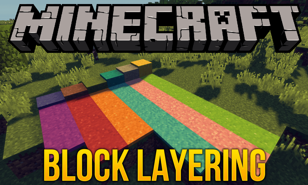 Block Layering Mod - 여러가지 블럭들로 층을 만들어보자! - 한마포