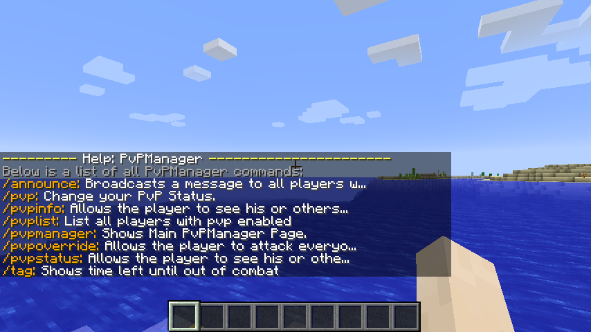 PvP 매니저 플러그인 (PvPManager) - 한마포